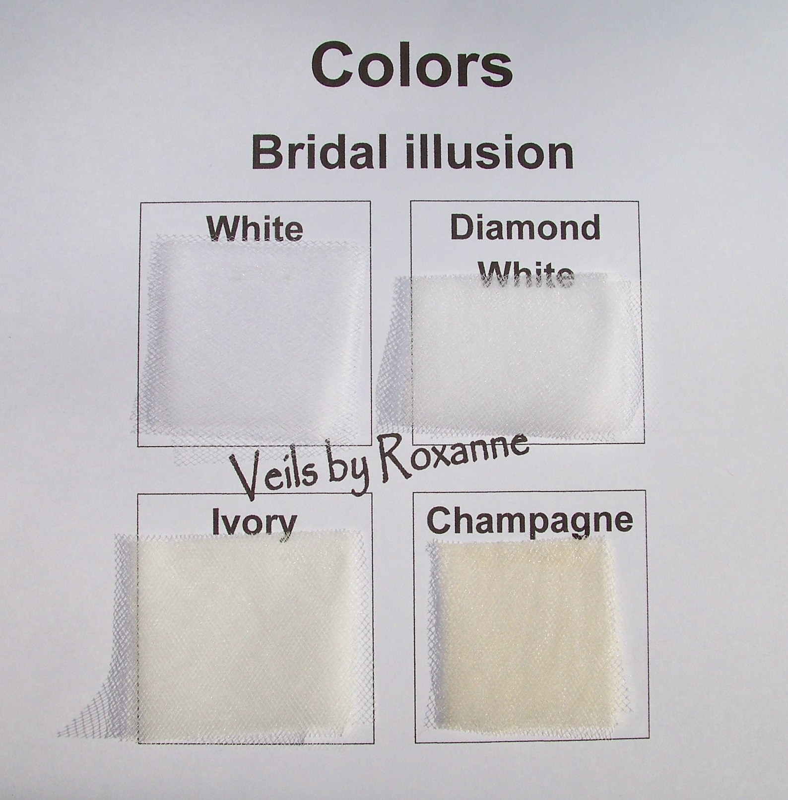 Bridal Illusion Tulle Fabric by the Yard DYI Veil Weddings | Etsy