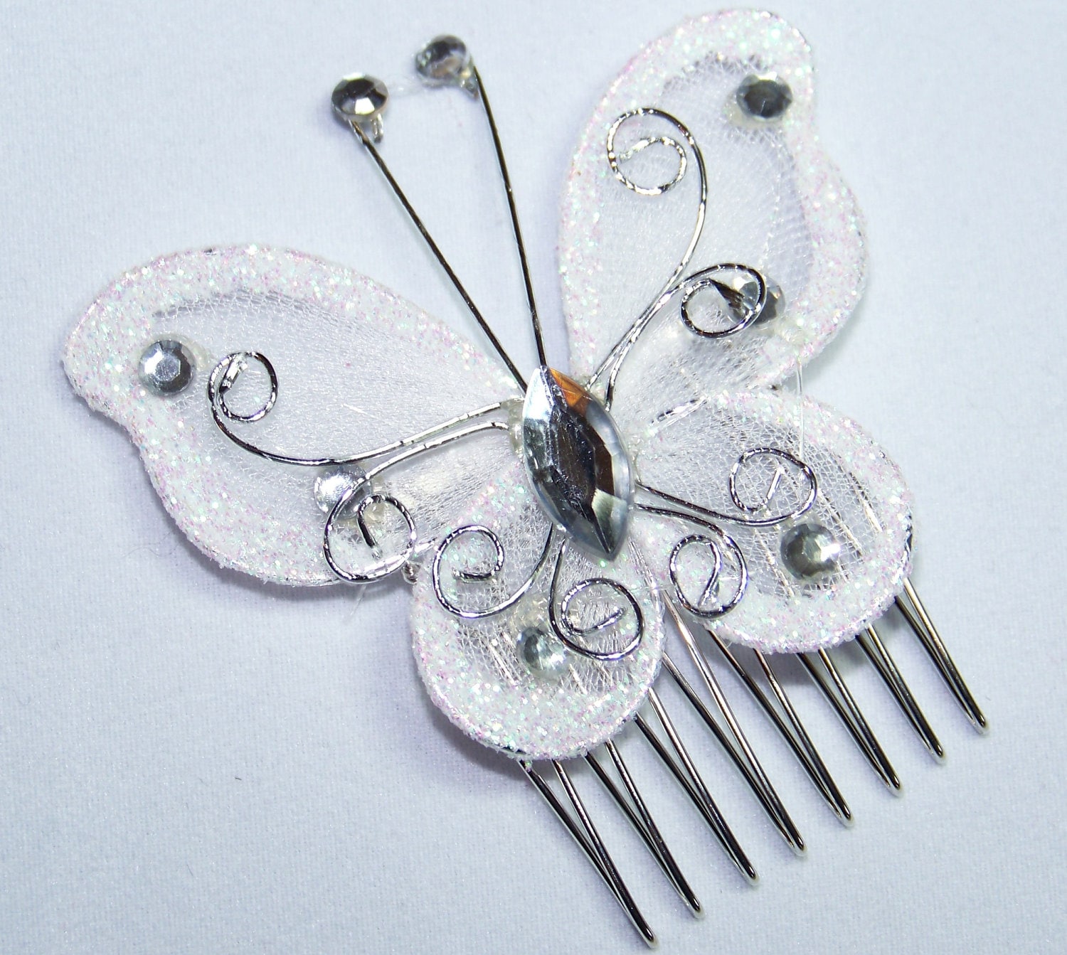 Butterfly Comb Butterfly Hair Accessories Bridal Combs - Etsy