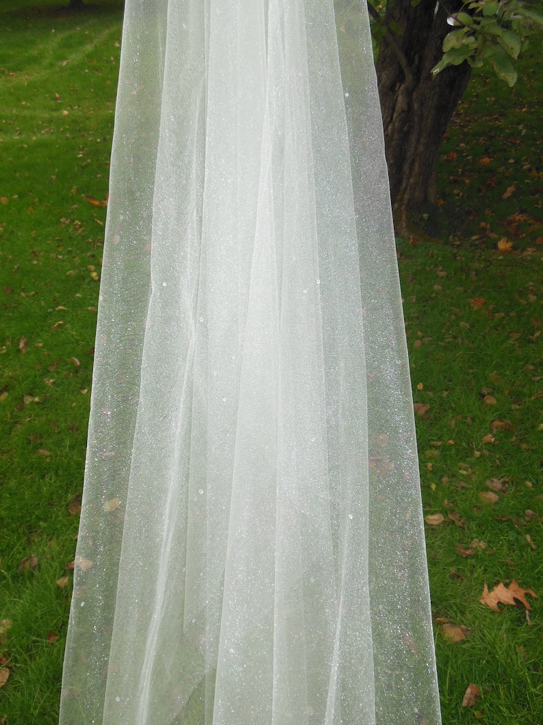 Glimmer Illusion Tulle Fabric by the Yard DYI Veil Weddings - Etsy