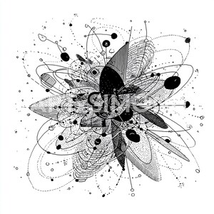 11 Square Cosmic Wall Prints, Sacred Geometry Art Bundle, Digital ...