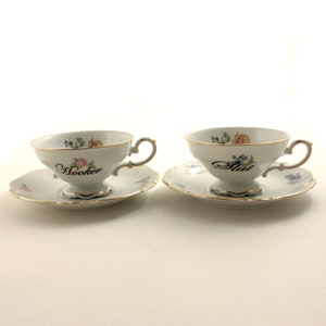 Rude Tea Party for 5, Bitch Hooker Slut Whore Bimbo, Vintage Porcelain ...