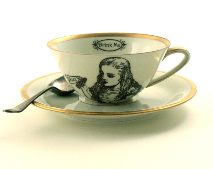 Alice in Wonderland, Alice Party, Tea Coffee Cup, Vintage Porcelain ...