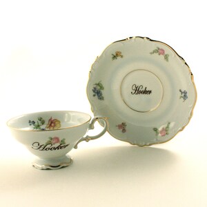 Rude Tea Party for 5, Bitch Hooker Slut Whore Bimbo, Vintage Porcelain ...