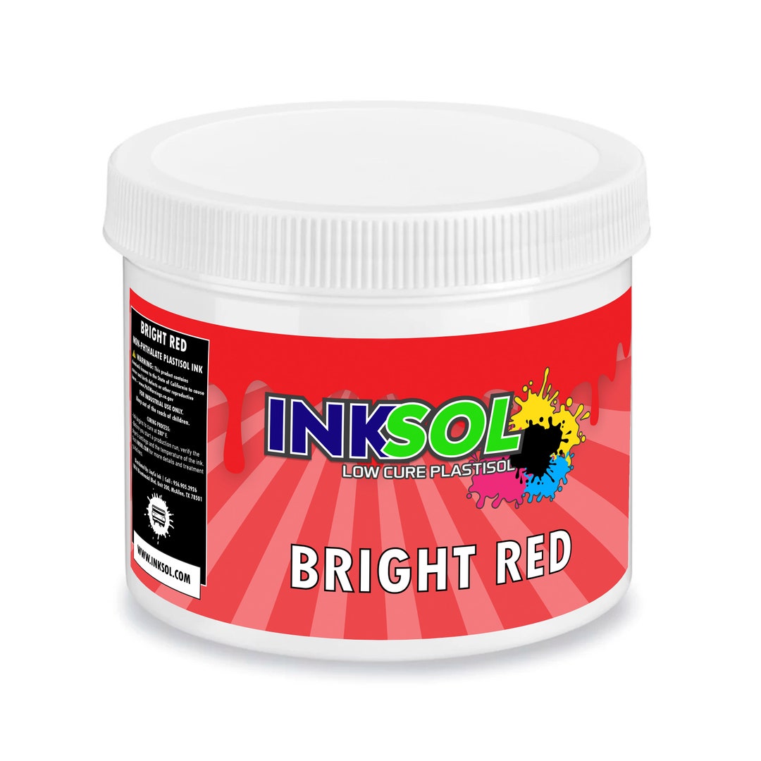 Inksol™ Low Cure Plastisol Bright Red - Etsy