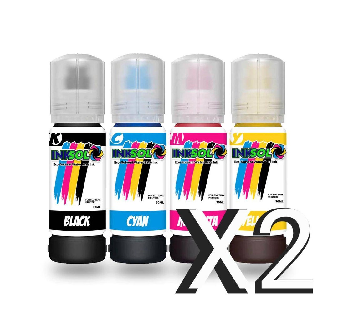 Double Pack 8 Inksol™ Water-based Eco-solvent Ink - Etsy