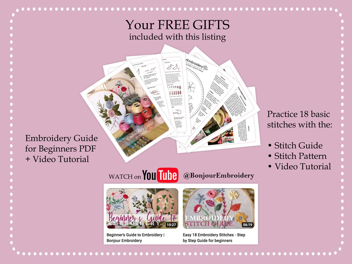 Embroidery Frame, Floral Template, Embroidery Elements, Design Pattern ...