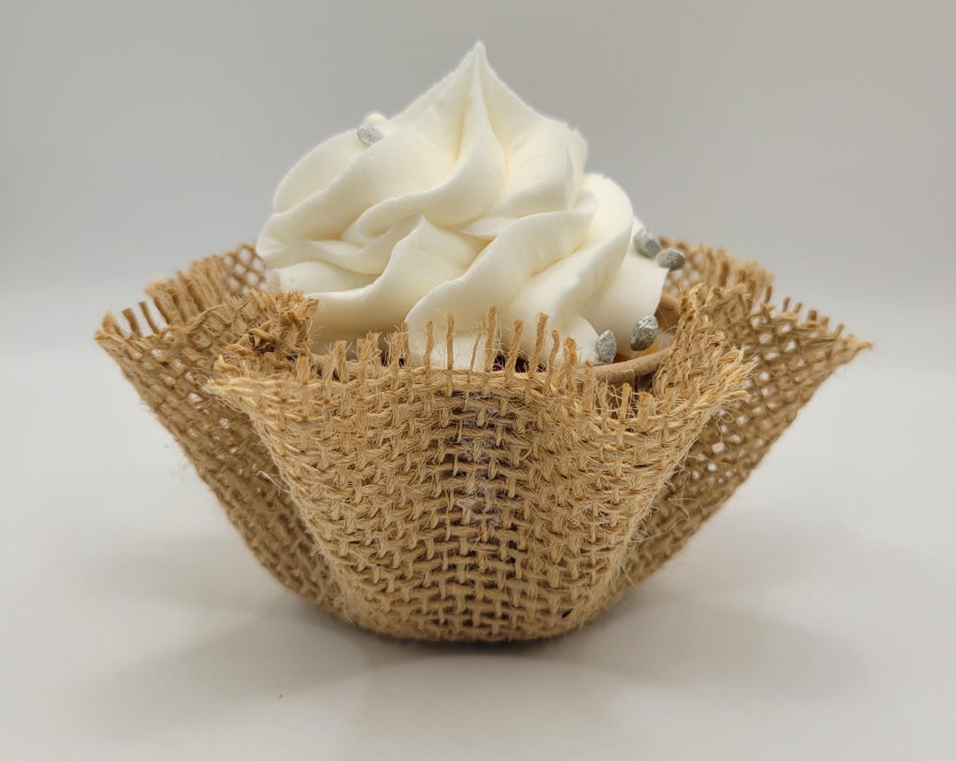 Rustic Burlap Cupcake Liners Wrappers Unique Wedding Party Southern ...