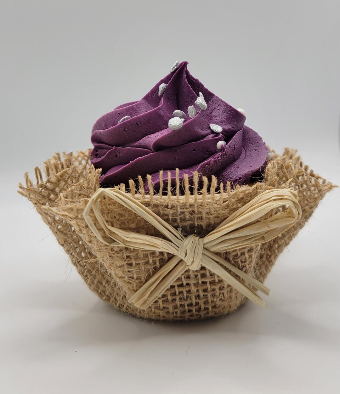 Rustic Burlap Cupcake Liners Wrappers With Bow Unique Wedding Party ...