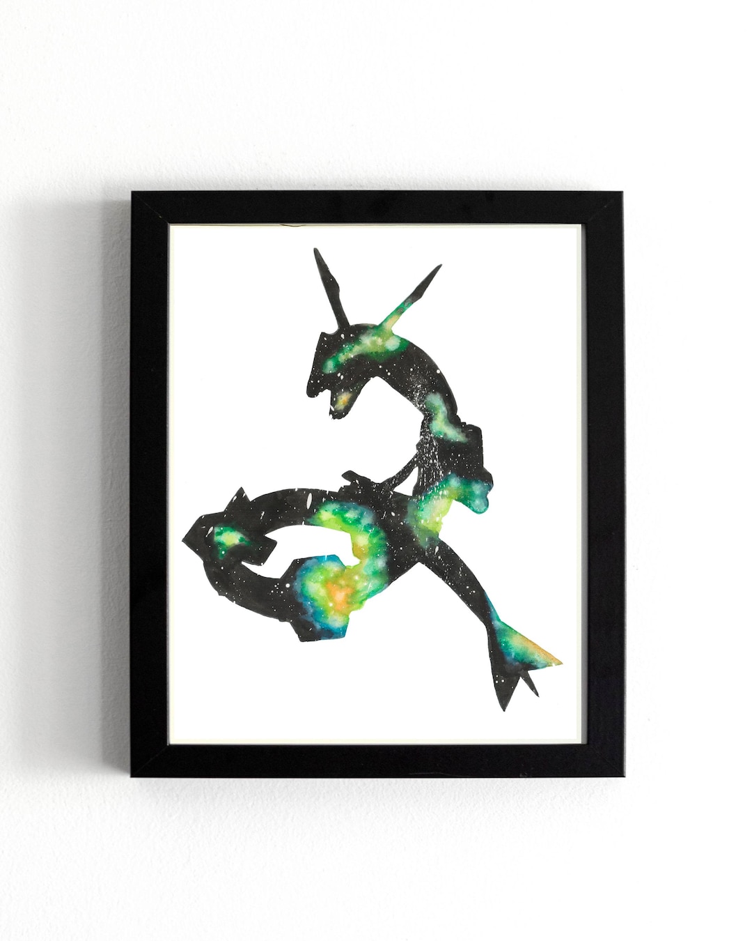 Rayquaza Pokemon Watercolor Archival Print 8.5x11 - Etsy