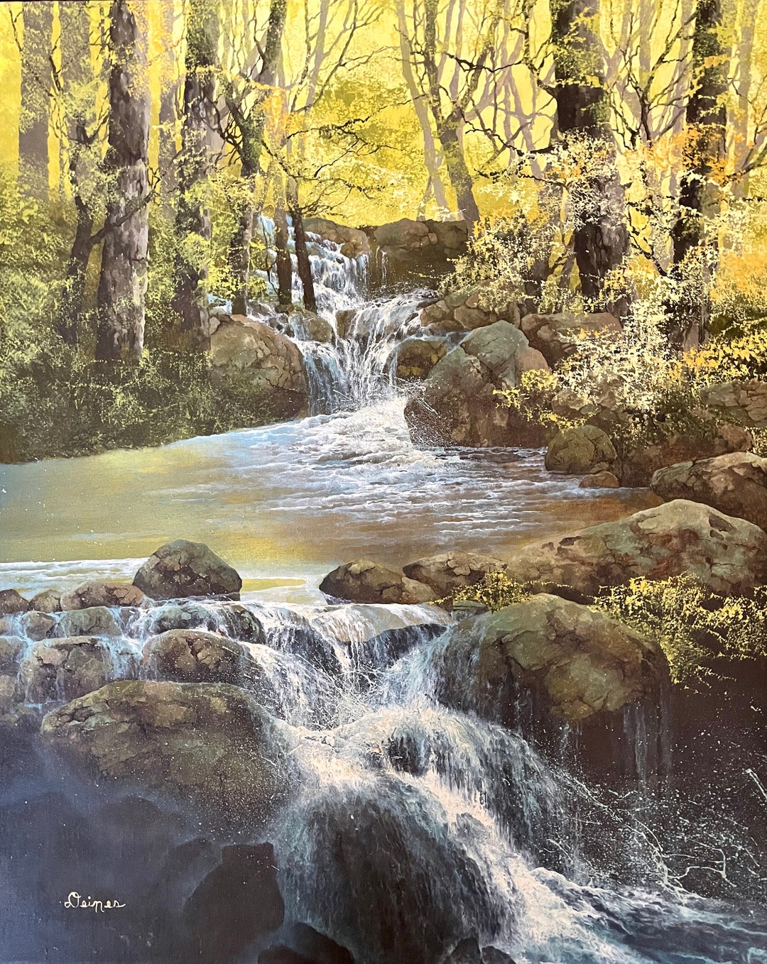 Carolyn S. Deines, Original Oil Painting on Canvas, Chicago ...