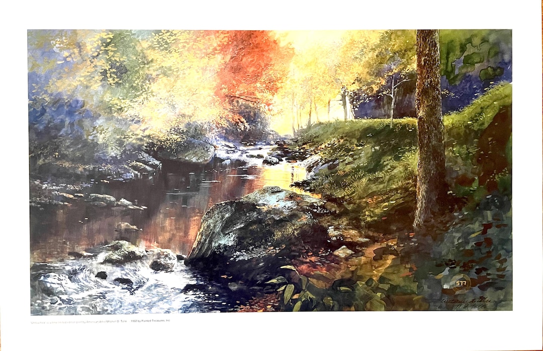 Mitchell D. Tolle, American, "untouched", 1992, Hand Signed, Limited ...