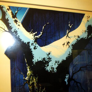 Eyvind Earle - (1916-2000) 'blue Barn and Snow.' Pencil Signed, Limited ...