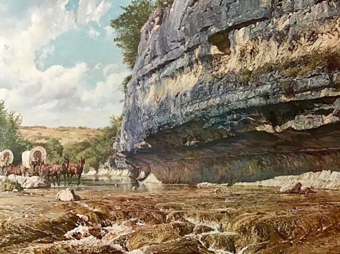 Bob Wygant hill Country Crossing Signed Limited | Etsy