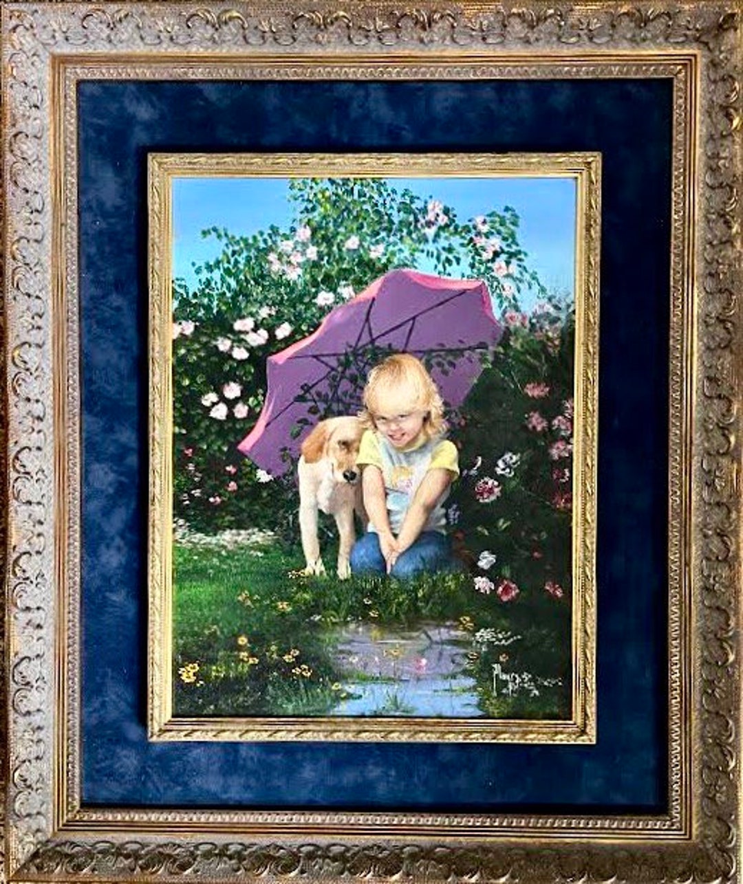 David Player Original Acrylic Oil Painting Signed by UK - Etsy