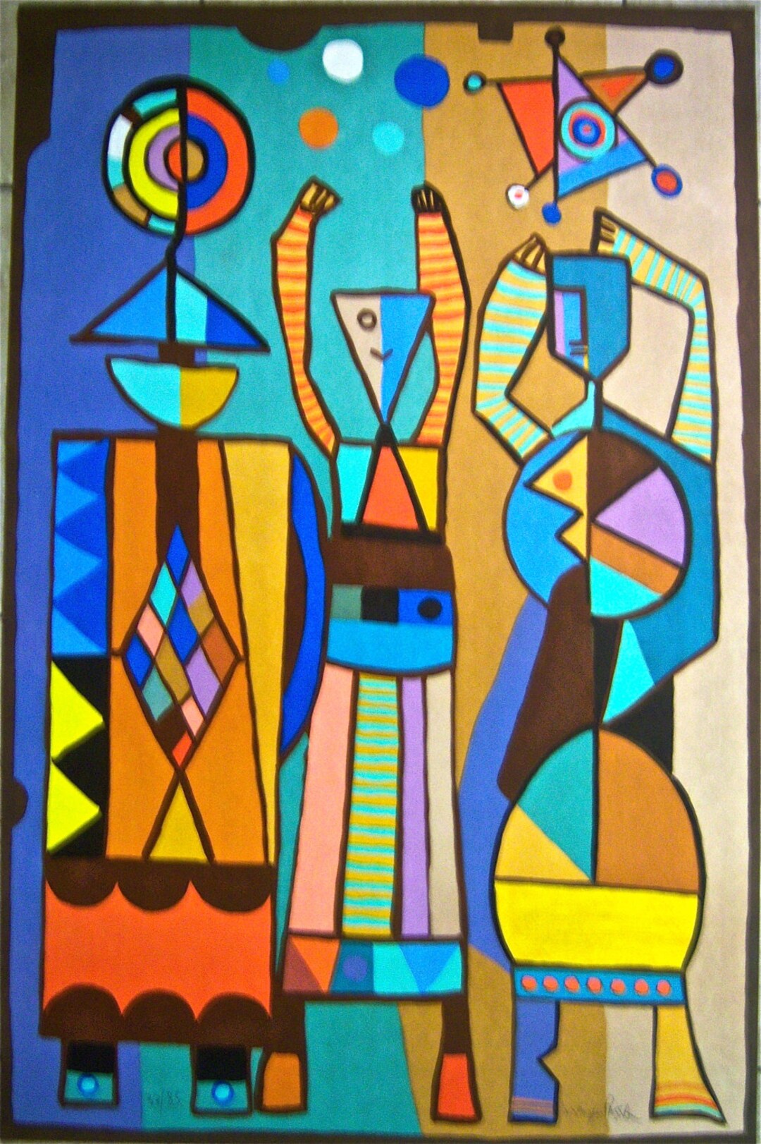 Mayeu Passa - (1921-1991) "les Jongleurs," Original Signed Serigraph ...