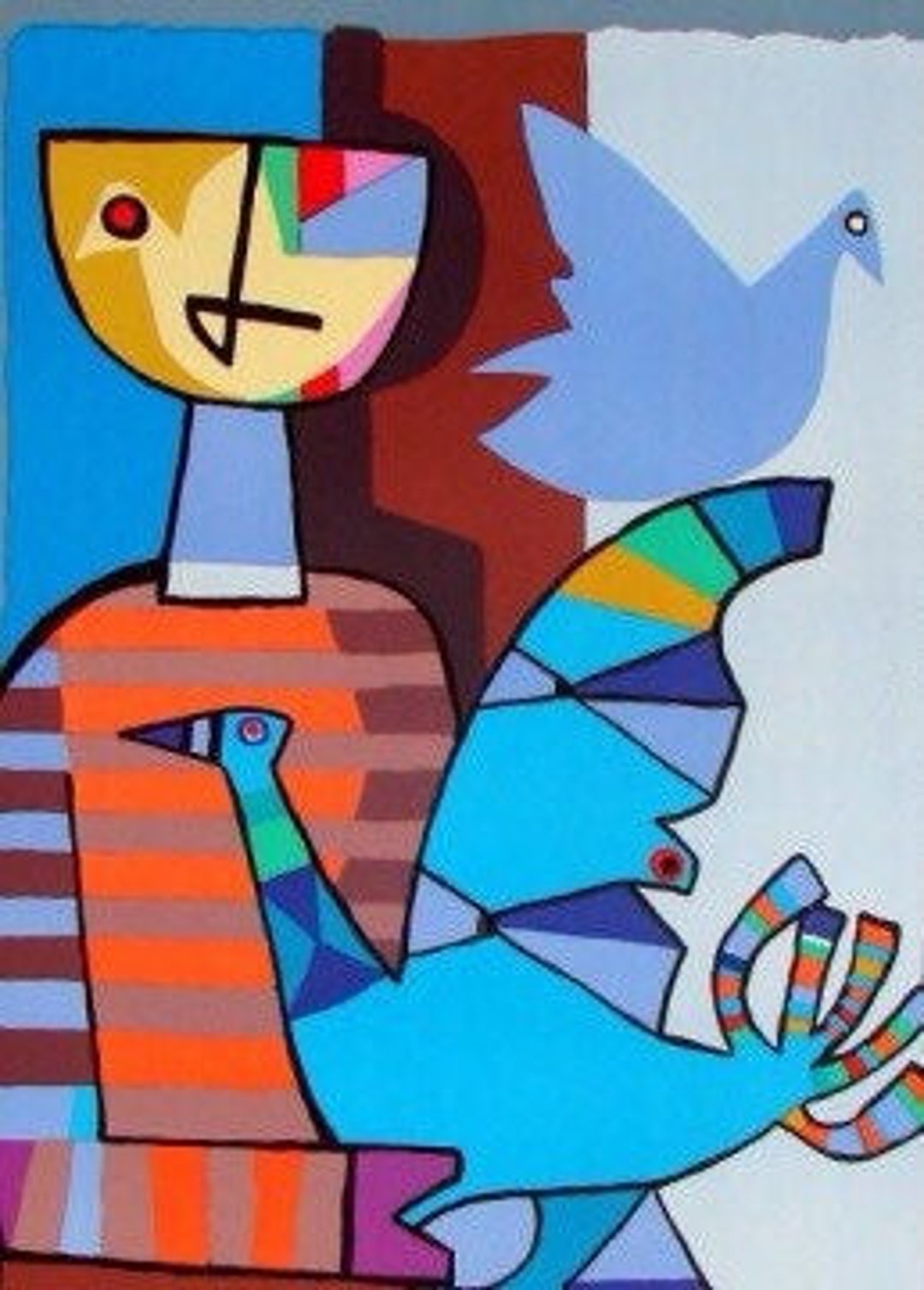 Mayeu Passa - "co Existence". Original, Signed, Limited Edition Screen ...