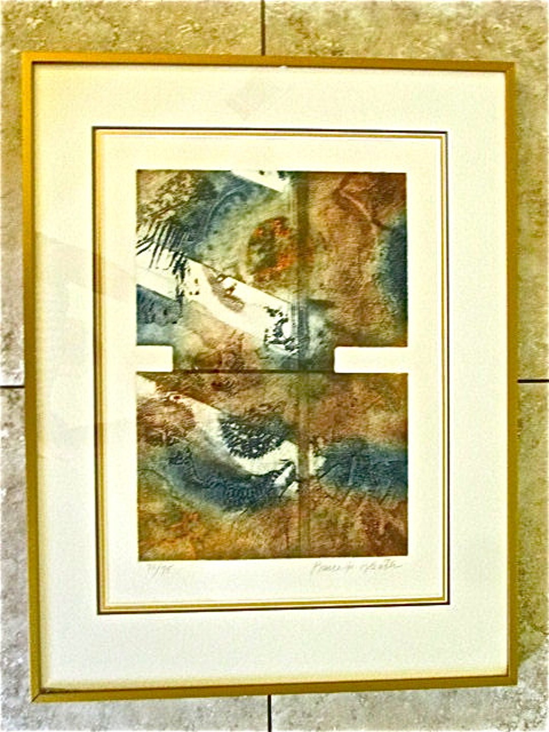 Bruce R. Bleach - 'abstract Mixed Media', Rare, Signed, Limited Edition ...