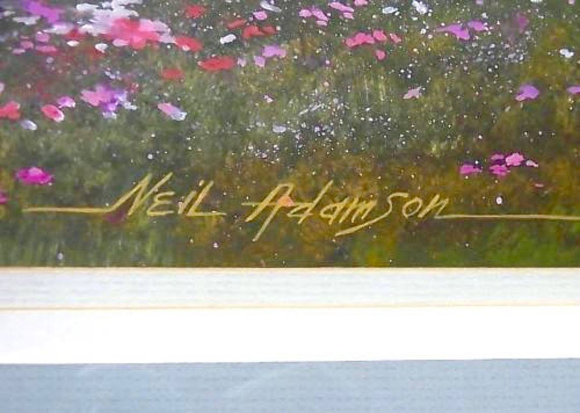 Neil Adamson - Original, Acrylic Oil Painting, 'bell Florida Railroad ...