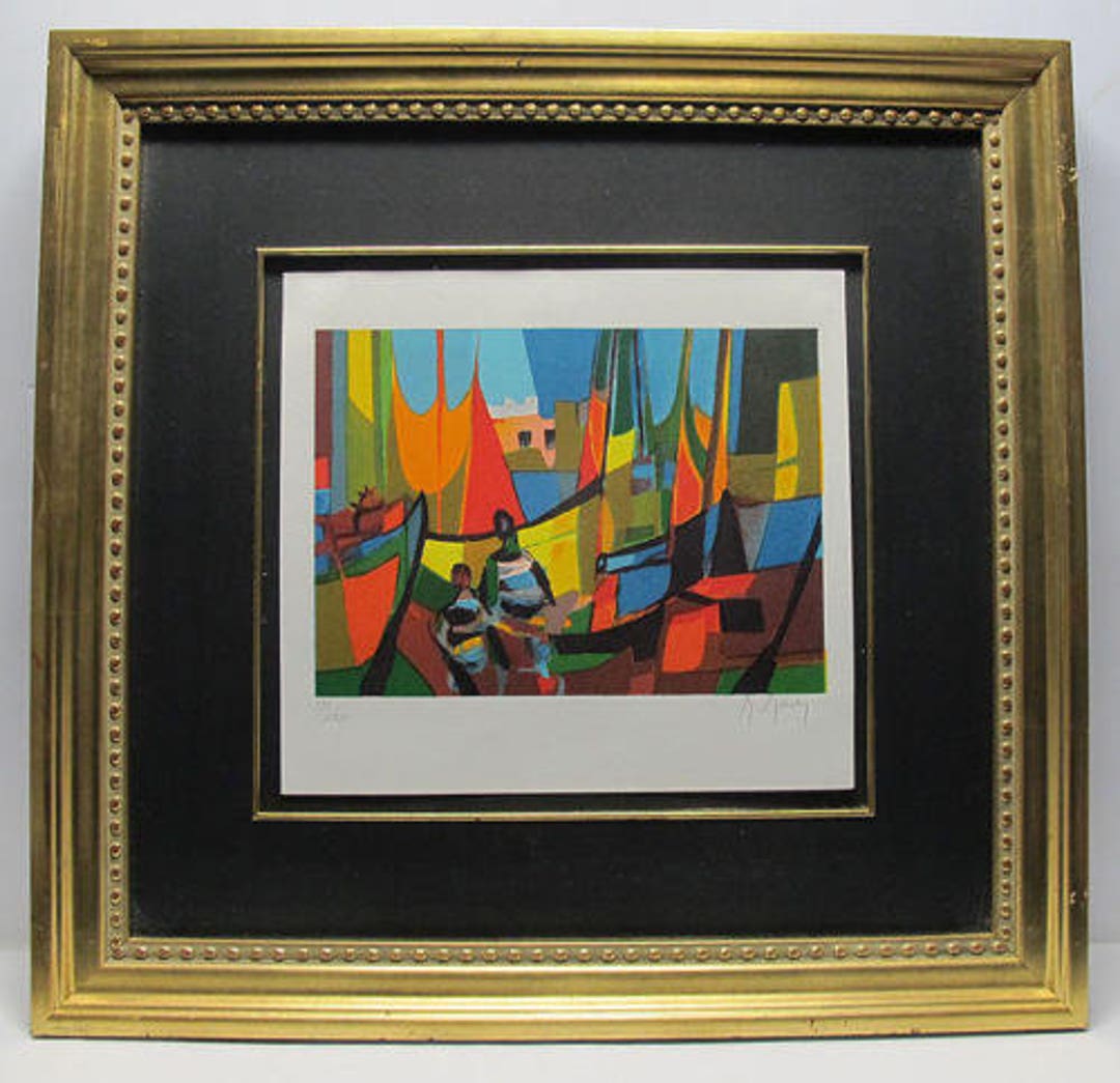 Marcel Mouly - (Francia 1918 - 2008), •Les Marins Grec”, 1994 ...