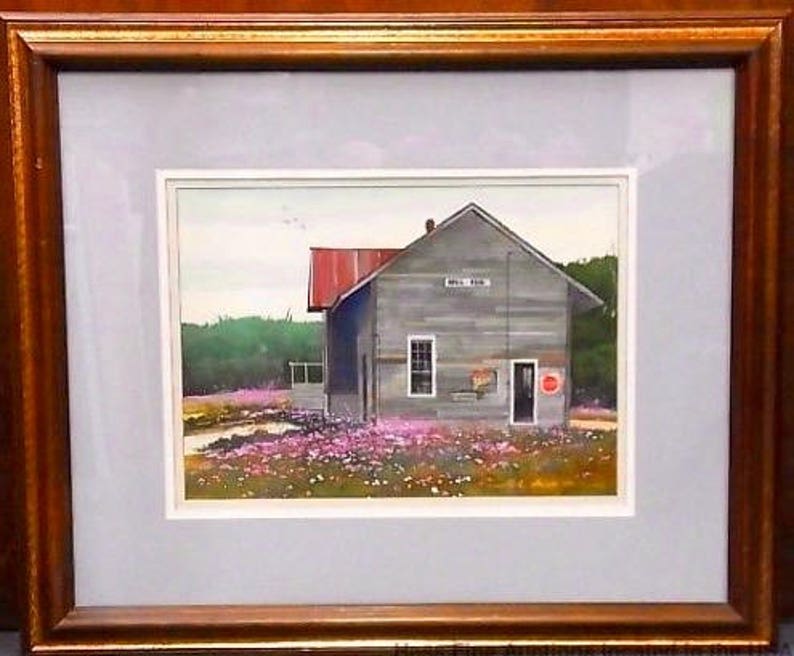 Neil Adamson - Original, Acrylic Oil Painting, 'bell Florida Railroad ...