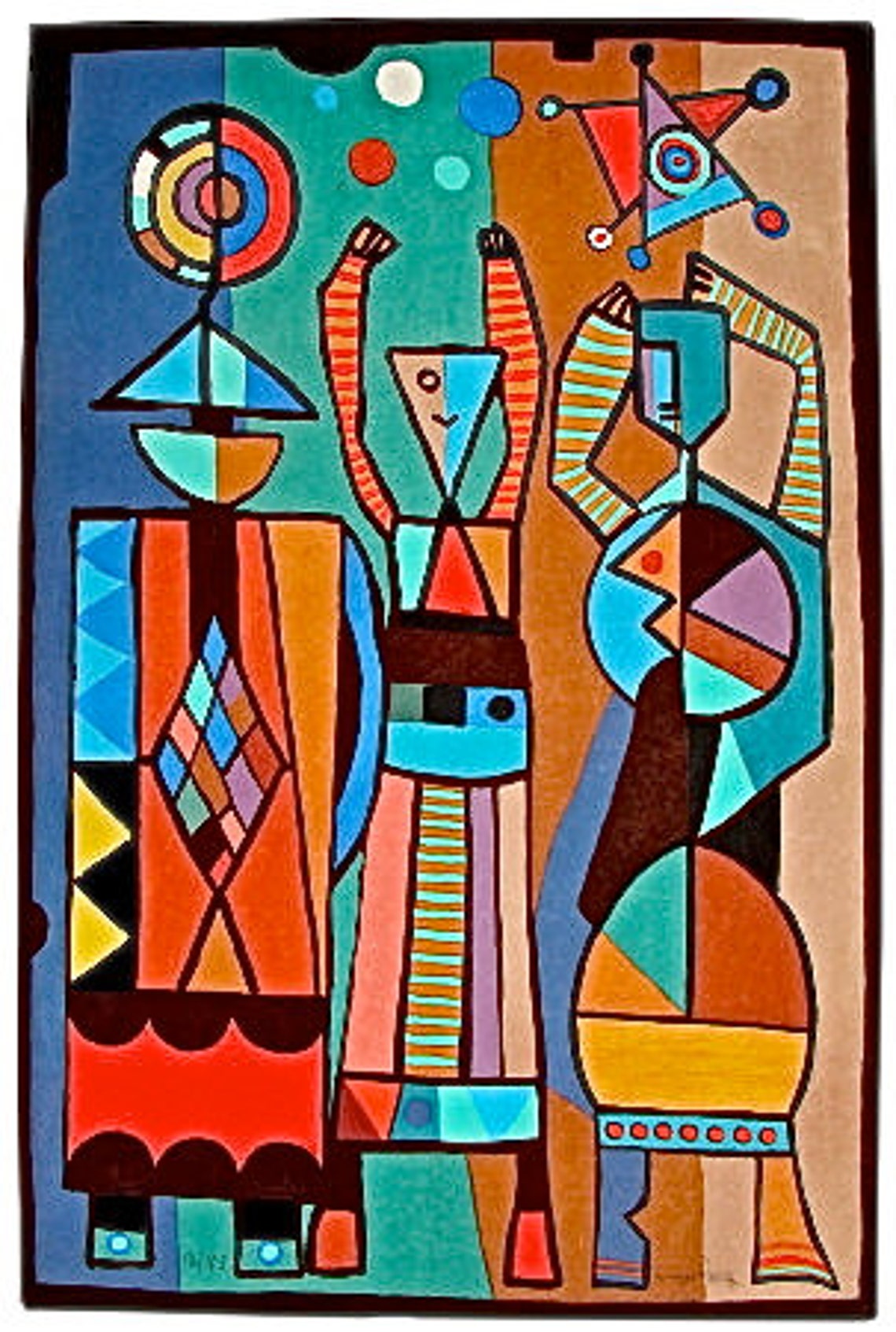 Mayeu Passa 1921-1991 les Jongleurs Original | Etsy