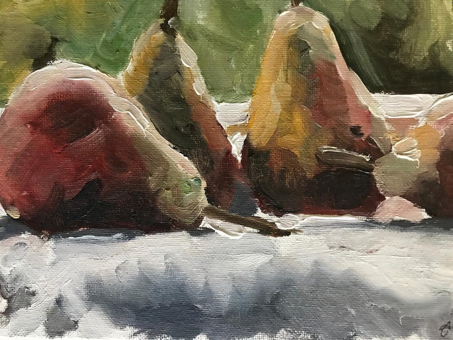 James Coates - (UK Artist) Original Oil Painting, "pears" Hand Signed ...