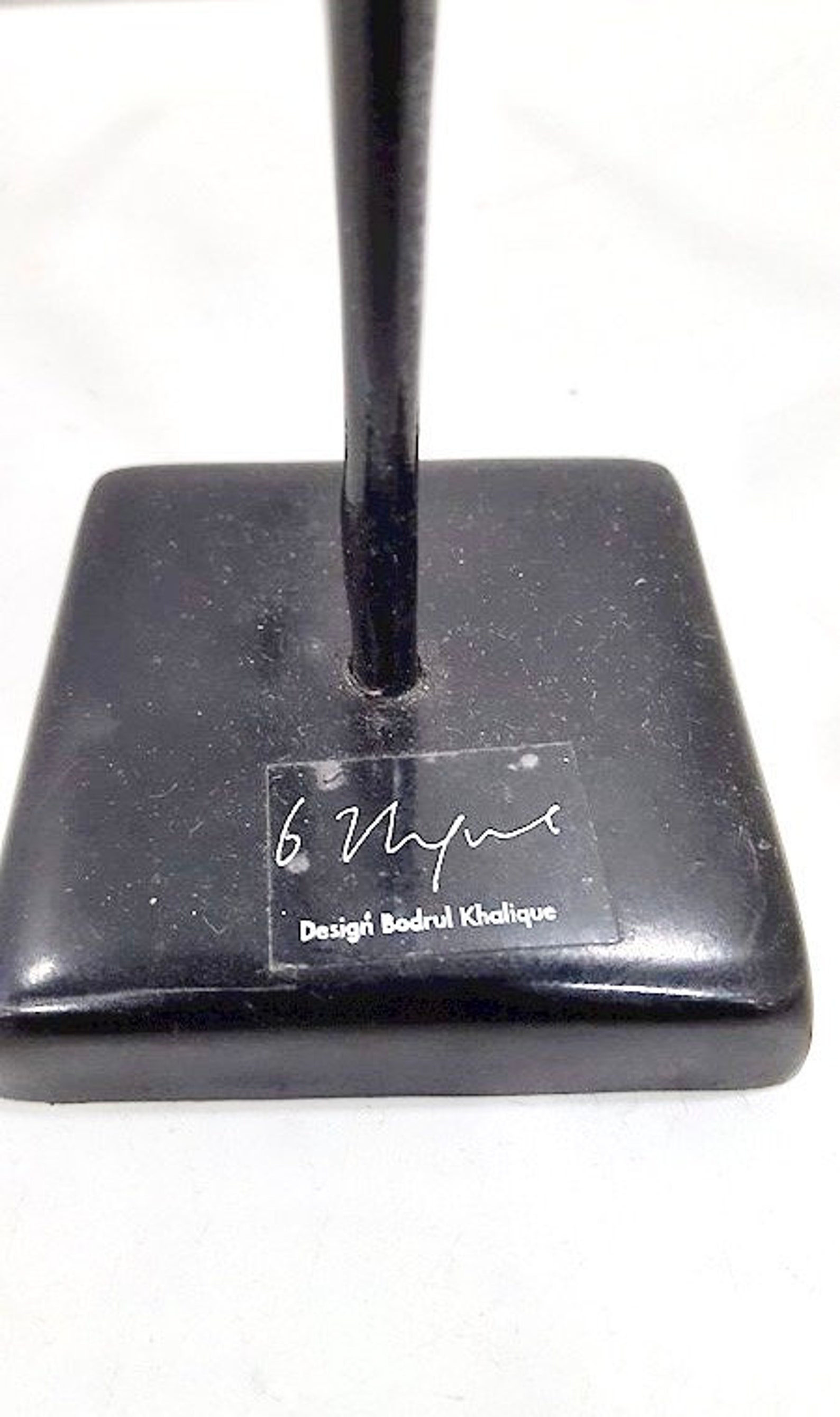 Bodrul Khalique - Sculpture, "ballet Dancer" Metal Sculpture on Base ...
