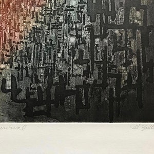 Barbara Zeller, "survival" Hand Signed, Limited Edition, Mid-century ...
