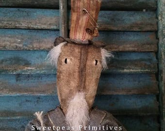 E-PATTERN PDF Instant Download Extreme Primitive Folk Art Early Vintage ...