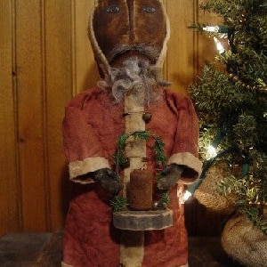 Instant Download Pattern Primitive Christmas Folk Art Santa | Etsy
