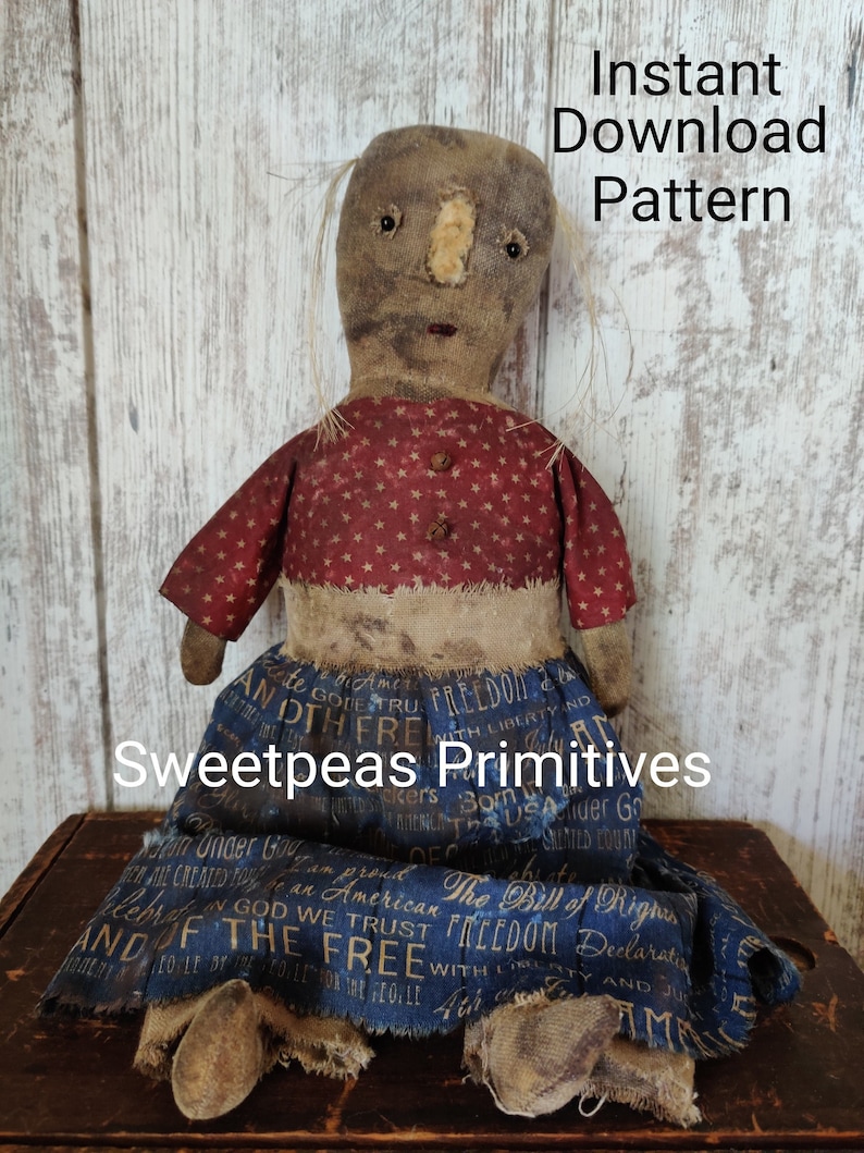 2020 PDF Instant Download Pattern Primitive Vintage Style Folk - Etsy