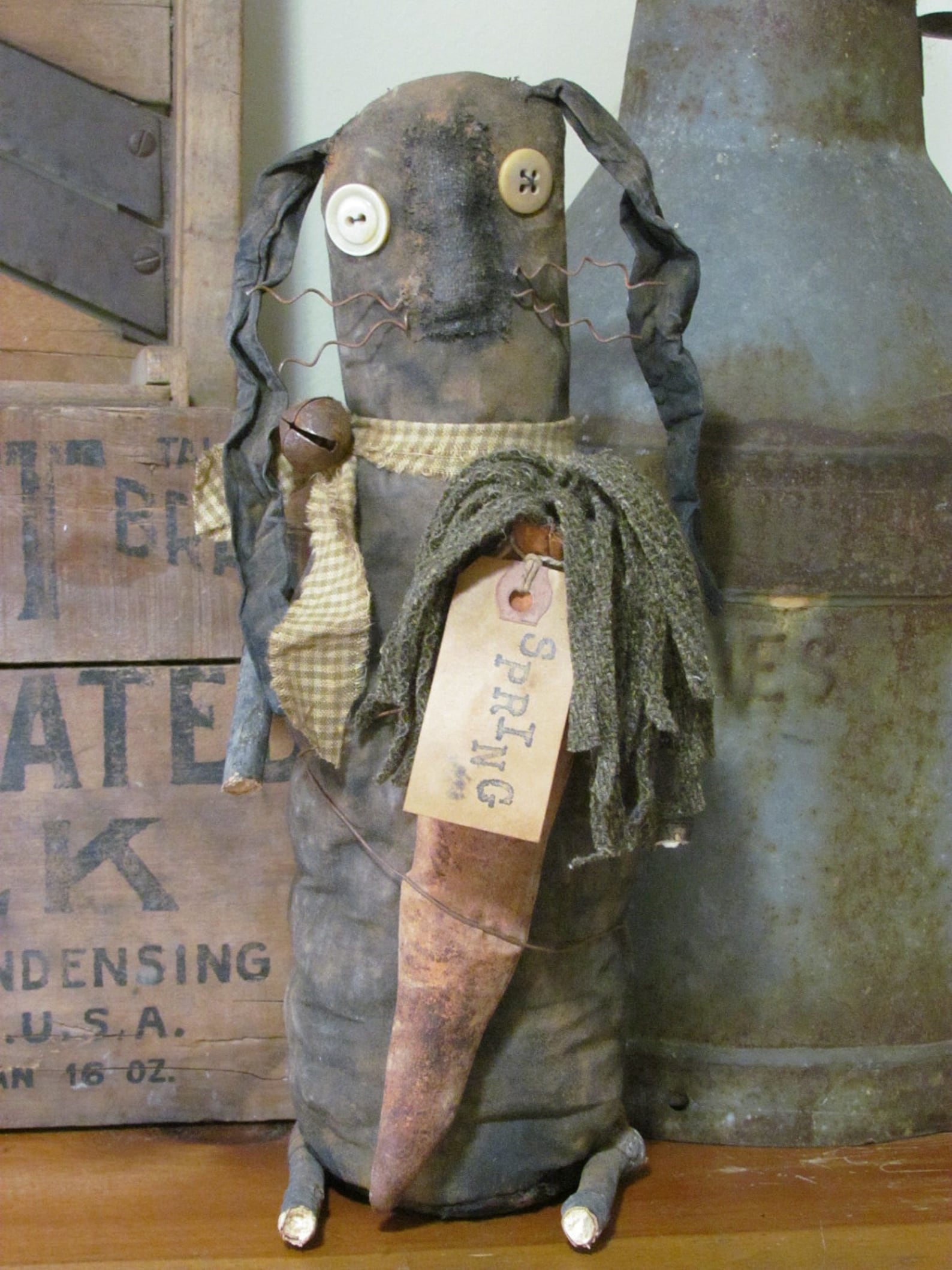 Instant Download Pattern Primitive Folk Art Spring Black | Etsy