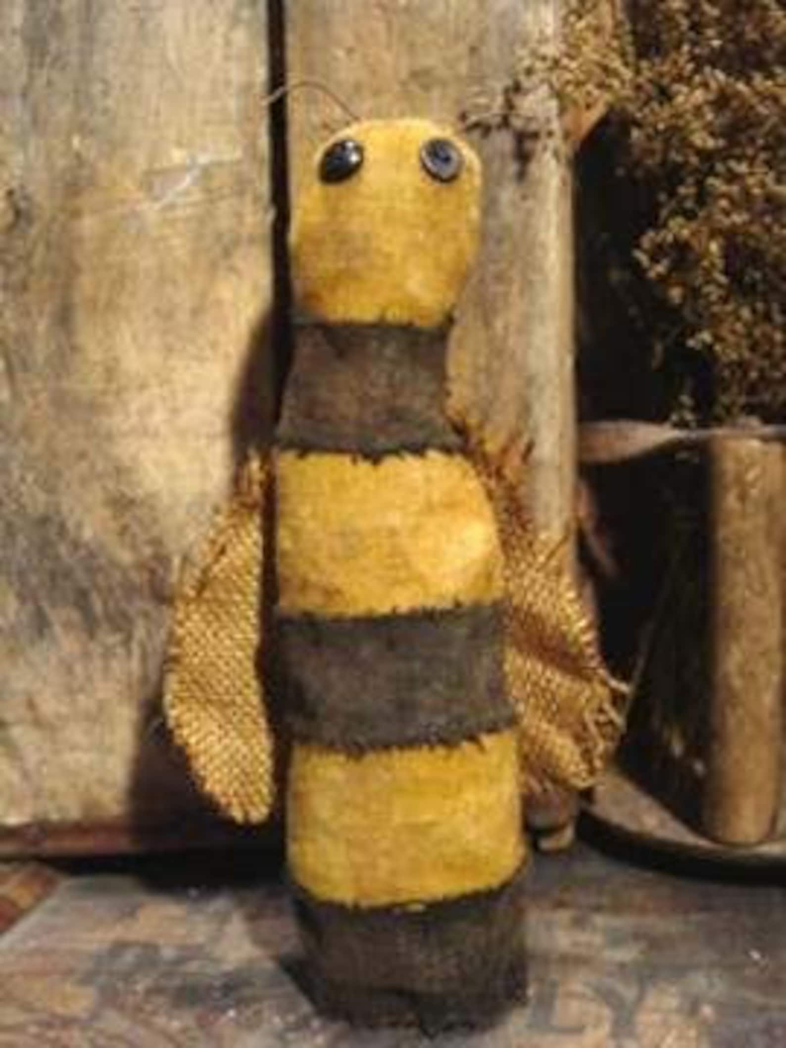 Instant Download Pattern Primitive Folk Art Bee Doll PDF - Etsy