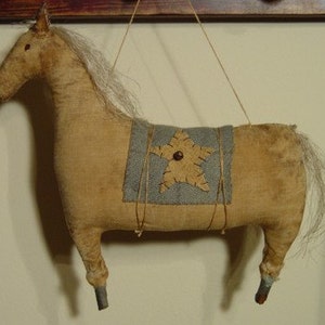 Instant Download Pattern Primitive Folk Art Early Style Horse - Etsy