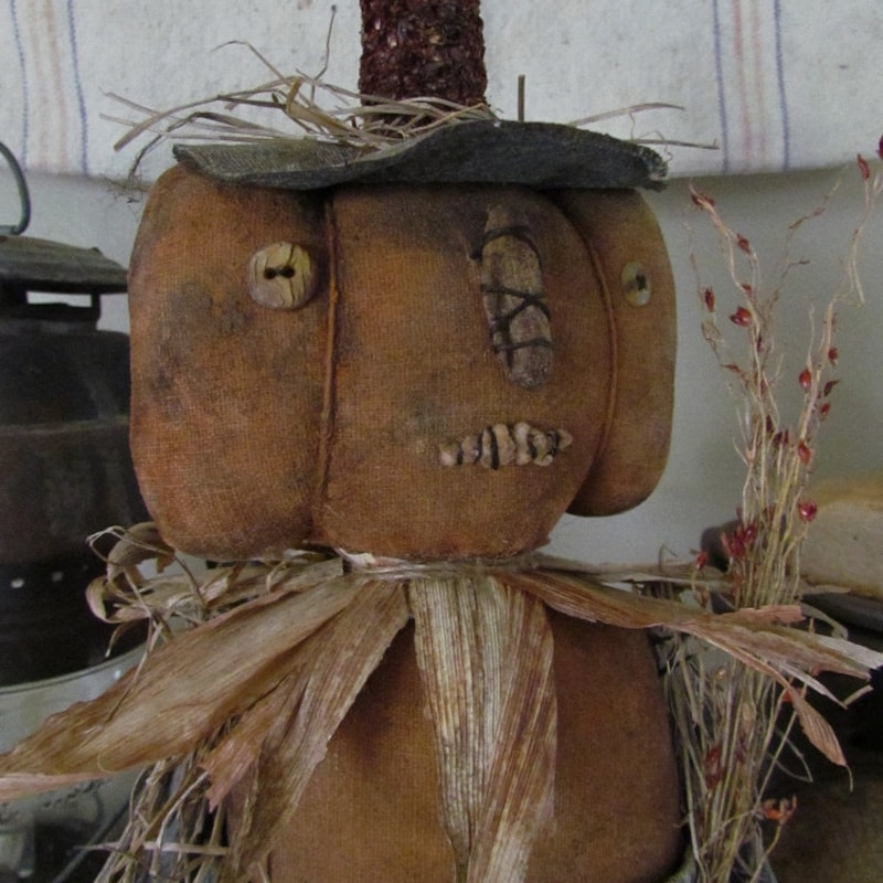 Primitive Pumpkin Pattern - Etsy