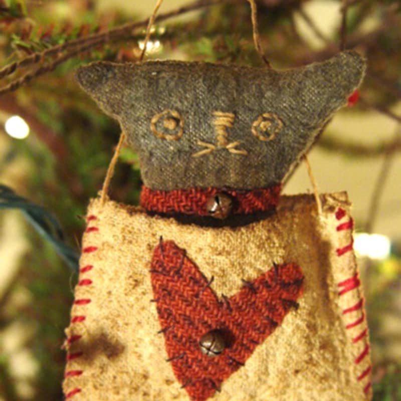 Primitive Black Cats - Etsy