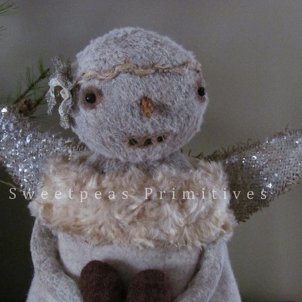 Primitive Angel Doll - Etsy