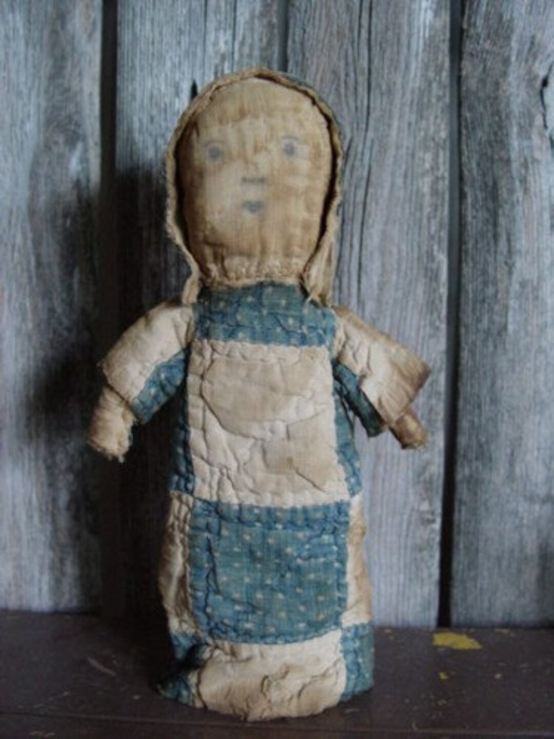Primitive Folk Art Early Style Antique Quilt Doll Tutorial E-pattern ...