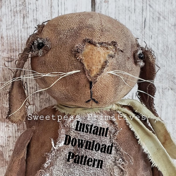 Primitive Rabbits - Etsy
