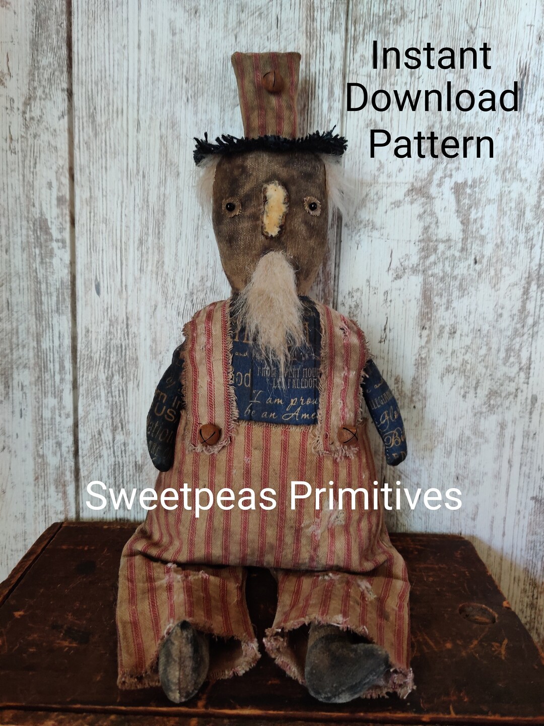 2020 PDF Instant Download Pattern Primitive Vintage Style Folk Art ...