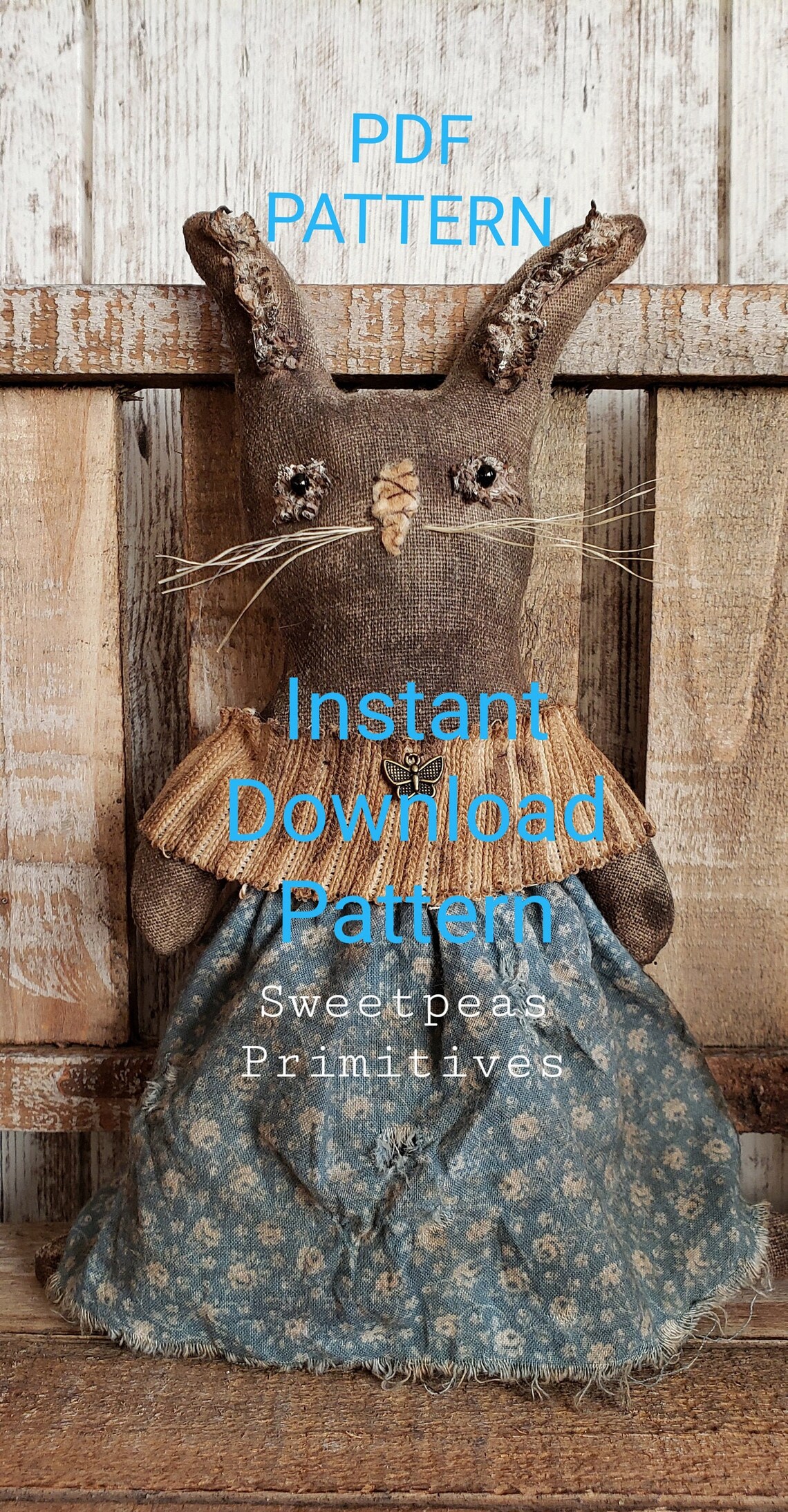 NEW 2020 Instant DOWNLOAD Pattern Primitive Vintage | Etsy