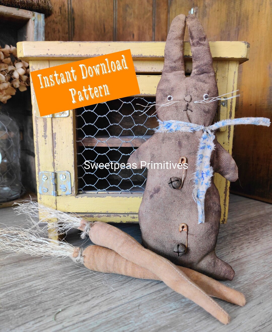 NEW 2022 Instant Digital Download Pattern PDF Primitive Vintage Style ...