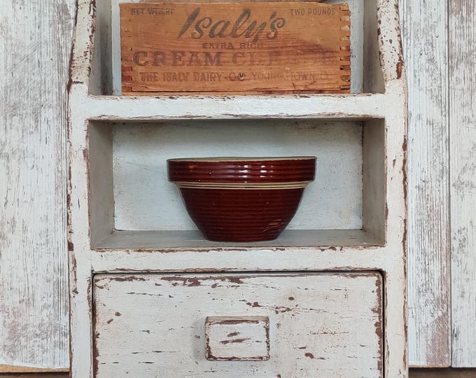 Primitive HANDMADE Farmhouse Rustic Solid Pine Wood Distressed Aged ...