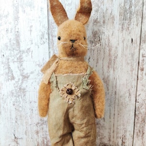NEW 2023 Instant Digital Download PATTERN PDF Primitive Farmer Bunny ...