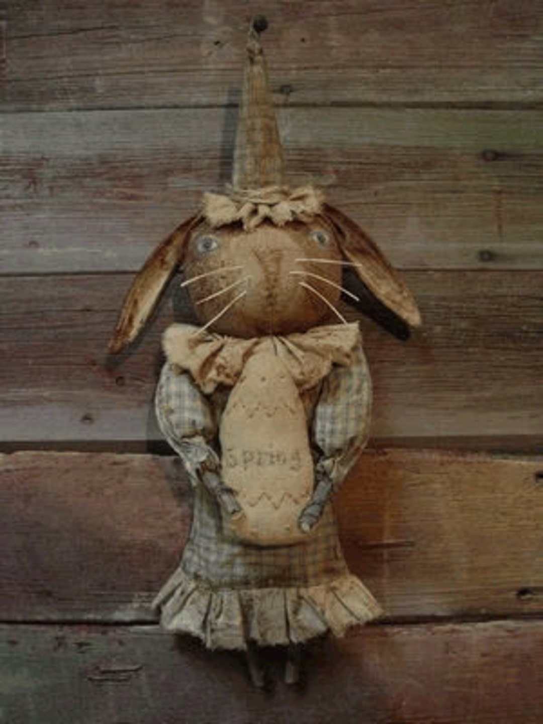 Instant Download Pattern Primitive Folk Art Spring Bunny Rabbit ...