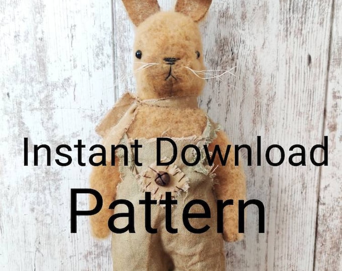 PDF Downloadable Pattern Olivia Bunny E-pattern Hafair - Etsy
