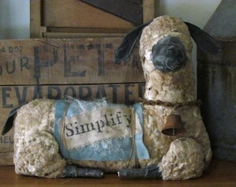 Primitive Sheep Pattern - Etsy