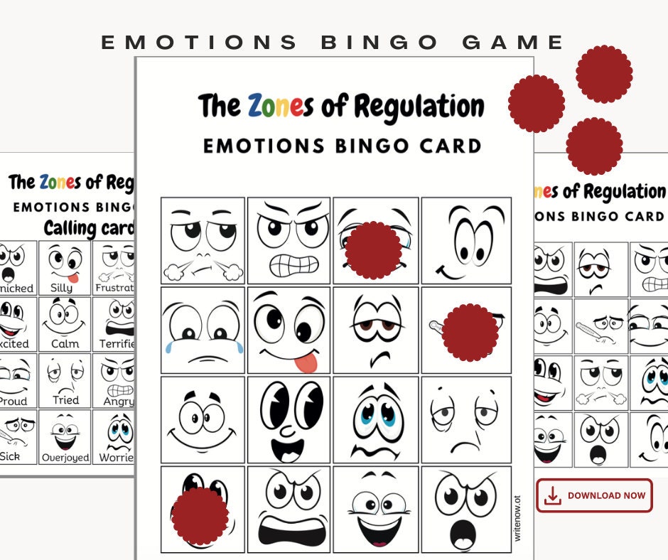 Emotion Bingo ⧫ Social Skills Game ⧫ Social-emotional Learning ⧫ SEL ...