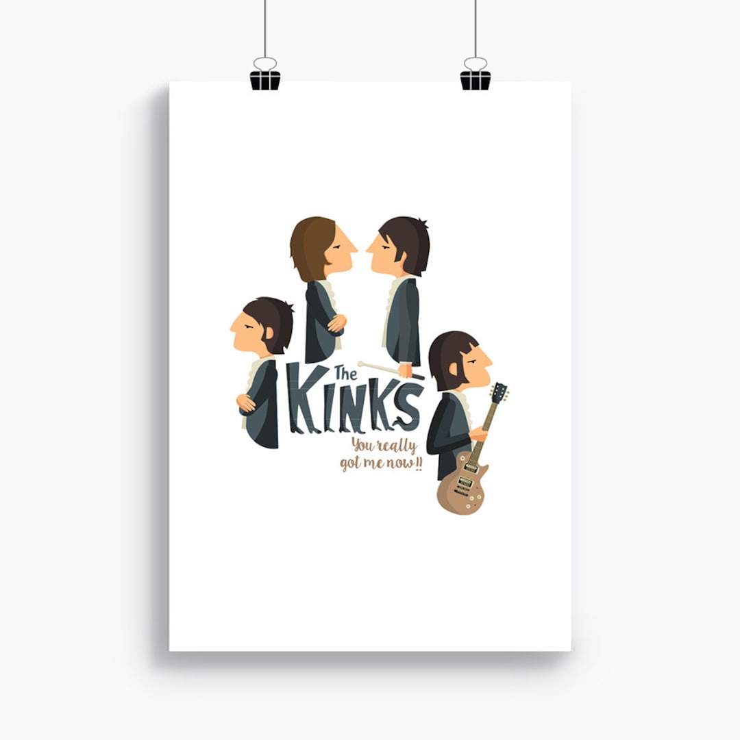 The Kinks Print, Illustration to Decorate Your Home, Custom Gift ...
