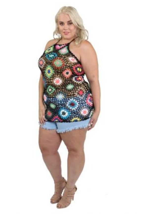 Plus Size Backless Tops